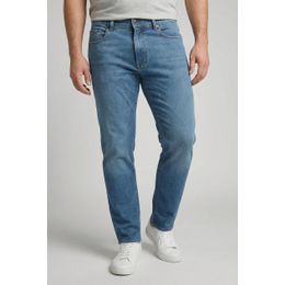 Pierre Cardin Herren Regular-fit-Jeans "PC-Laval", blau, Gr. 34, unifarben, Web, Obermaterial: 81% Baumwolle, 18% Polyester, 1% Elasthan, Jeans, im