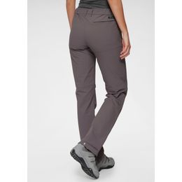 Polarino Damen Funktionshose, grau, Gr. 76, Obermaterial: 92% Polyamid, 8% Elasthan, Hosen, mit Rei&szlig;verschlusstaschen