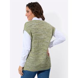 Casual Looks Damen Pullunder "Pullunder"lindgr&uuml;n, meliert, Gr. 40, meliert, 100% Baumwolle, Pullover
