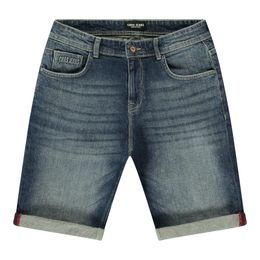 Jeansbermudas Cars Jeans "TARGET Denim Short", Herren, Gr. XL, N-Gr, schwarz used, Denim/Jeans, Obermaterial: 99% Baumwolle, 1% Elasthan, Abriebeffekte, Basic kniefrei, Jeans