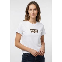 Levi's LEVI'S Damen T-Shirt "LSE THE PERFECT TEE", wei&szlig;, Gr. M, bedruckt, Jersey, Obermaterial: 100% Baumwolle, Shirts, mit Logo Print