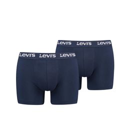 Levi's LEVI'S Herren Boxershorts "LEVIS MEN REPEAT LOGO BOXER BRIEF 2P", Gr. XXLnavy, Obermaterial: 95% Baumwolle, 5% Elasthan, Unterhosen, ohne Eingriff,