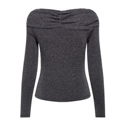 Only Shirt 'ONLQueen' Damen Gr&ouml;&szlig;e L schwarz / silber