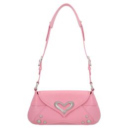 Pinko Schultertasche Damen Gr&ouml;&szlig;e One Size rosa / silber