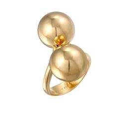 Elli Premium Ring 'Chunky' Damen Gr&ouml;&szlig;e 54 gold
