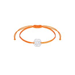 NENALINA Armband Damen Gr&ouml;&szlig;e 16 orange / silber