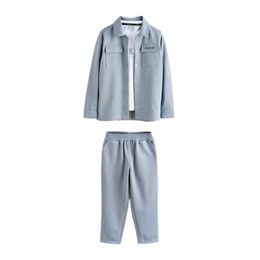 Baker By Ted Baker Set Jungen Gr&ouml;&szlig;e 116 hellblau / dunkelblau / wei&szlig;