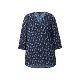 Ulla Popken Tunic female Blue size 58-60