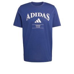 adidas Performance Funktionsshirt 'Heritage' Herren Gr&ouml;&szlig;e S dunkelblau / wei&szlig;