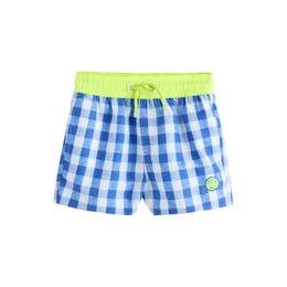next Badeshorts Jungen Gr&ouml;&szlig;e 86 dunkelblau / blaumeliert / neongr&uuml;n / wei&szlig;