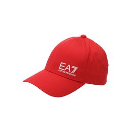 EA7 Emporio Armani Cap Damen Gr&ouml;&szlig;e 57/58 kirschrot / wei&szlig;