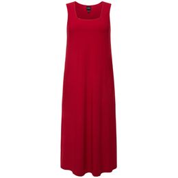 Ulla Popken Kleid Damen Gr&ouml;&szlig;e 46/48 rot Winterkleid