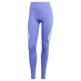 adidas Performance Leggings 'Own The Run' Damen Gr&ouml;&szlig;e L indigo / hellgrau
