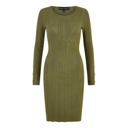 YUMI Strickkleid Damen Gr&ouml;&szlig;e S gold / gr&uuml;n