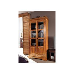 Vitrine Akazie 98x46x191 honig lackiert OXFORD #0440