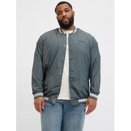 Jack & Jones Plus Jack & Jones Plus Jacke 'JORAlmeria' Herren Gr&ouml;&szlig;e XXL dunkelgrau / wei&szlig;