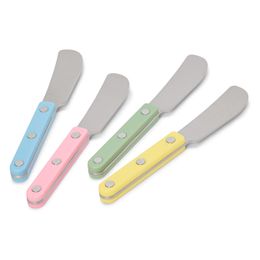 Tchibo - 4 Buttermesser - silber