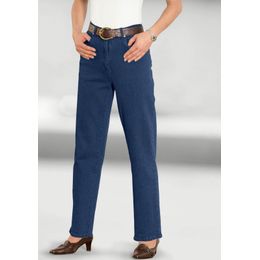 CR&Eacute;ATION L Damen Jeans mit abgerundeten Taschen blue-stone-washed Gr&ouml;&szlig;e 18