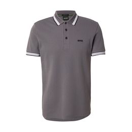 BOSS Poloshirt 'Paddy' Herren Gr&ouml;&szlig;e L grau / wei&szlig;