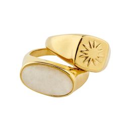 Pilgrim Ring 'PRISM' female Gold size One Size