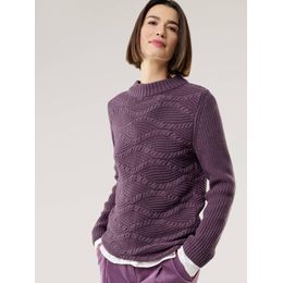 Walbusch Baumwoll-Pullover Wellenzopf