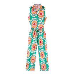 Companiafantastica Compania Fantastica Jumpsuit 'Mono' Damen Gr&ouml;&szlig;e XS curry / smaragd / hellpink / rot