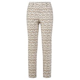 Peter Hahn - Slim Fit-7/8-Hose, beige, Gr. 40 / M - Baumwolle