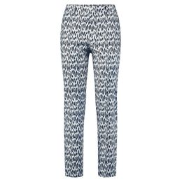 Peter Hahn - Slim Fit-7/8-Hose, blau, Gr. 46 / L - Baumwolle