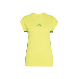 adidas Sportswear Sportshirt Damen Gr&ouml;&szlig;e M gelb / gr&uuml;n