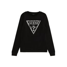 Guess Sweatshirt M&auml;dchen Gr&ouml;&szlig;e 128 schwarz / silber