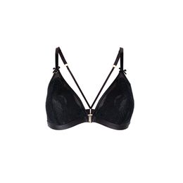 La Muel Lingerie BH 'black crystal - Triangle Bra' Damen Gr&ouml;&szlig;e 75 schwarz Winterschuhe