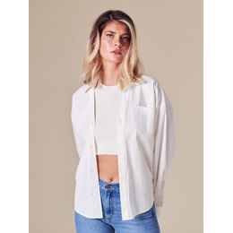 ABOUT YOU X Laura Giurcanu Bluse 'Alica' Damen Gr&ouml;&szlig;e M wei&szlig;