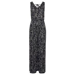 Lascana Jumpsuit Damen Gr&ouml;&szlig;e M grau / schwarz