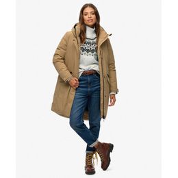 Superdry & Co Winter Parka 'City Fishtail' female Beige size 38