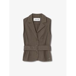 R&eacute;sum&eacute; R&eacute;sum&eacute; Anzugweste 'Dua' Damen Gr&ouml;&szlig;e 36 beige / braun