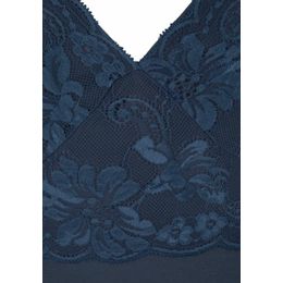 Lascana Neglig&eacute; 'Mably' Damen Gr&ouml;&szlig;e 48/50 blau