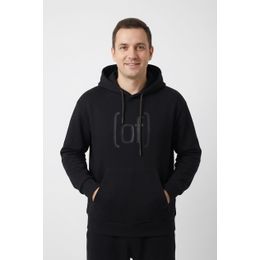 Hoodie CMP, Herren, Gr. XL, nero, Obermaterial: 65% Baumwolle, 35% Polyester, Sweatshirts Hoodie, sportlicher Stil, vielseitig einsetzbar