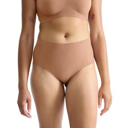 High-Waist-Slip Sloggi "ZERO Feel 2.0 High waist", Damen, Gr. XS, braun (nostalgic braun), Single Jersey, Obermaterial: 76% Polyamid, 24% Elasthan, k&ouml;rpernah, Unterhosen High-Waist-Slip, nahtlos und unsichtbar