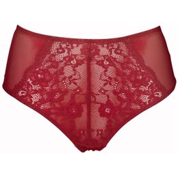 After Eden D-cup & up Panty "BO", Herren, Gr. L, rot, Spitze, Obermaterial: 86% Polyamid, 14% Elasthan, AFTER EDEN D-CUP & UP, unifarben, k&ouml;rpernah, Unterhosen Panty, Mit Spitze, leicht durchsichtig, feminin, bequem, weich, elastisch