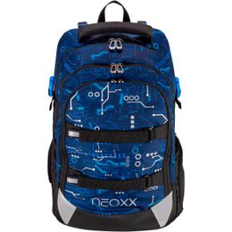 Schulrucksack neoxx "Active Pro", M&auml;dchen, Gr. B/H/T: 31cm x 45,5cm x 24cm, next level, Polyester, Rucks&auml;cke Schulrucksack