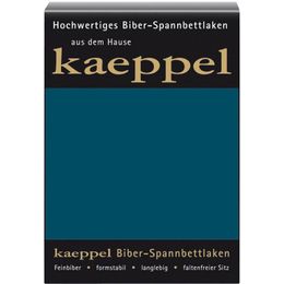 Spannbettlaken Kaeppel "Spannbettlaken Biber", gr&uuml;n (smaragd), L:200cm, Biber, Obermaterial: 100% Baumwolle, Bettlaken, Spannbettlaken, 100% Baumwolle, kuschelig weich ideal f&uuml;r Winter