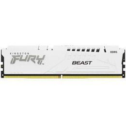 Kingston FURY&trade; Beast DDR5 Speicher 32GB 6000MT/s CL30 DIMM Wei&szlig; EXPO