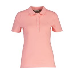 Poloshirt Gant "SLIM FIT ARCHIVE SHIELD PIQUE", Damen, Gr. L, hell pink, Piqu&eacute;, Obermaterial: 97% Baumwolle, 3% Elasthan, slim fit normal, Rippb&uuml;ndchen, Shirts Poloshirt