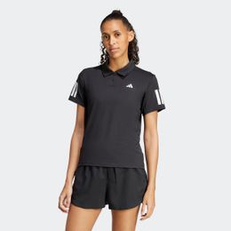 Poloshirt adidas Performance "CLUB POLO", Damen, Gr. M, schwarz, Obermaterial: 86% Polyester, 14% Elasthan, normal, Rundhals, Shirts Poloshirt