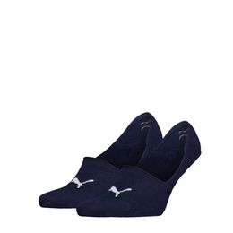 F&uuml;&szlig;linge Puma "Puma UNISEX MID CUT FOOTIE", Damen, Gr. 39-42, navy, Baumwollmischung, normal, Socken F&uuml;&szlig;linge, No-Show-Socks, Silikon in der Ferse f&uuml;r optimalen Halt