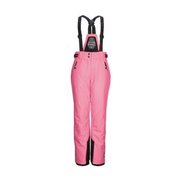 Skihose Killtec "KSW 213 GRLS SKI PNTS", M&auml;dchen, Gr. 176, Normalgr&ouml;&szlig;en, neonpink, Obermaterial: 100% Polyester;Futter: 100% Polyester;F&uuml;llung: 100% Polyester, Hosen Skihose, Wasserdichte, atmungsaktive Skihose mit verstellbarer Taille