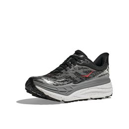 Trailrunningschuh Hoka One One "M STINSON 7", Herren, Gr. 42,5, schwarz, outer orbit, Synthetik, Textil, Schuhe Trailrunningschuh