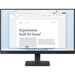 Lenovo LED-Monitor "L24-4e(A25238FL0)", Energieeffizienz: E, schwarz, B:53,98cm H:32,57cm T:4,4cm, Monitore, LED-Monitor