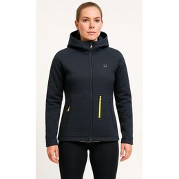 Fleecejacke LPO "NELLY WMN", Damen, Gr. 44L, blau (navy), 94% Polyester, 6% Elasthan, Jacken Fleecejacke