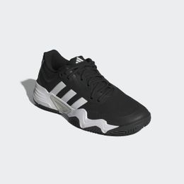 Tennisschuh adidas Performance "SOLEMATCH CONTROL 2", Herren, Gr. 44,5, core schwarz, ftwr wei&szlig;, silber metallic, Synthetik, Textil, Schuhe Tennisschuh, f&uuml;r Hartcourt, All-Court